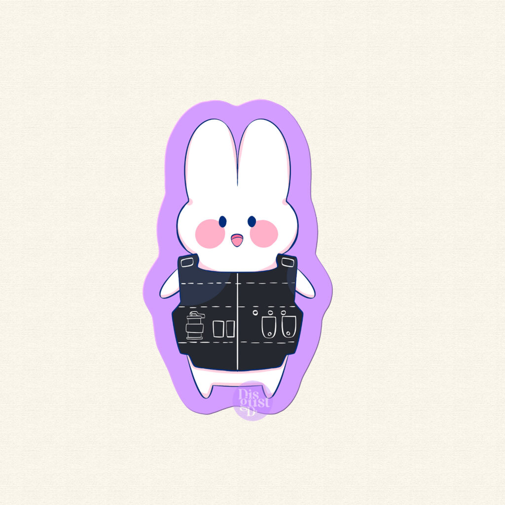 We are bulletproof Koko sticker | Kokonut Shell